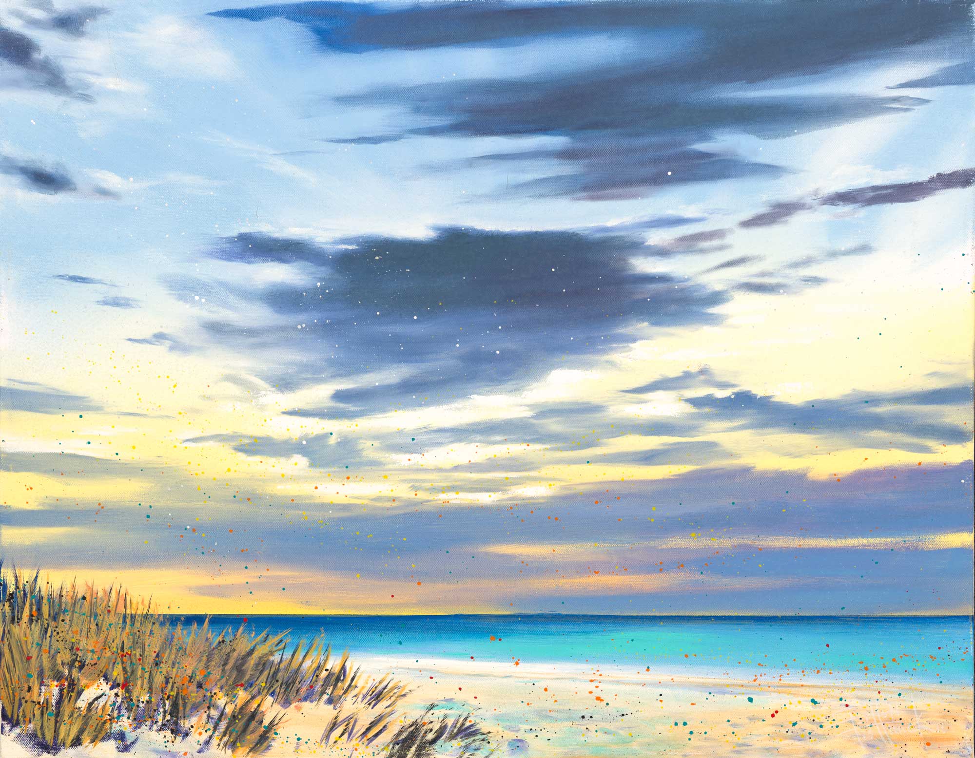 Landscape Paintings, Sunset Painting | Stephen Fishwick - Stephen ...